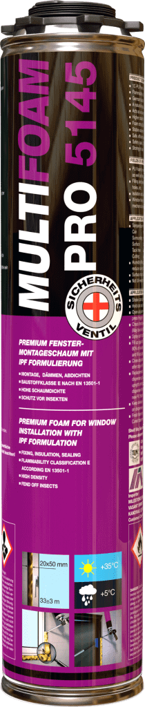 MULTIFOAM PRO 5145 - PU-Foam for window installation IPF formulation